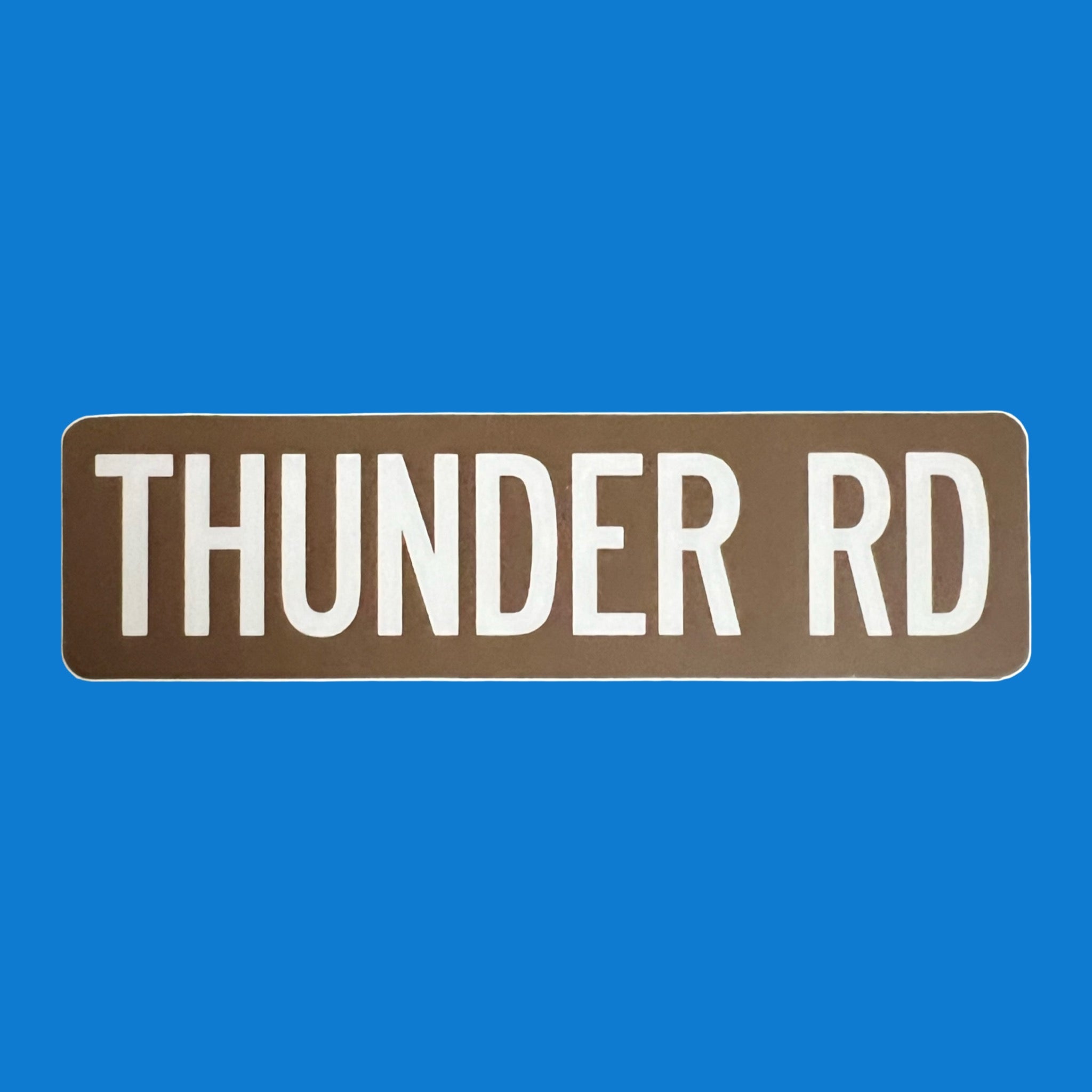 Thunder Road Sticker – Ridin' High Productions
